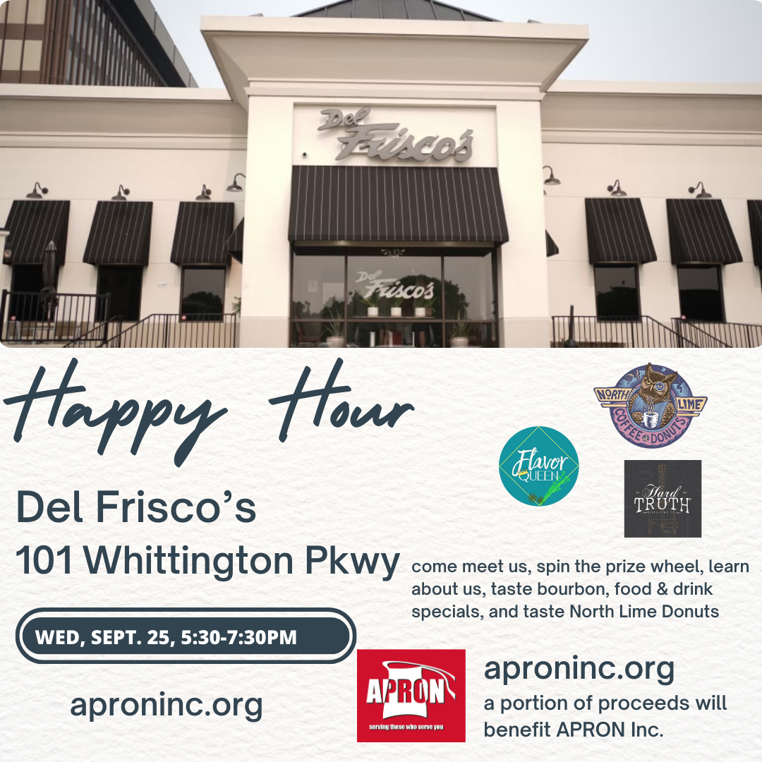 September 2024 Happy Hour/Friend-Raiser – Del Frisco’s – APRON Inc.